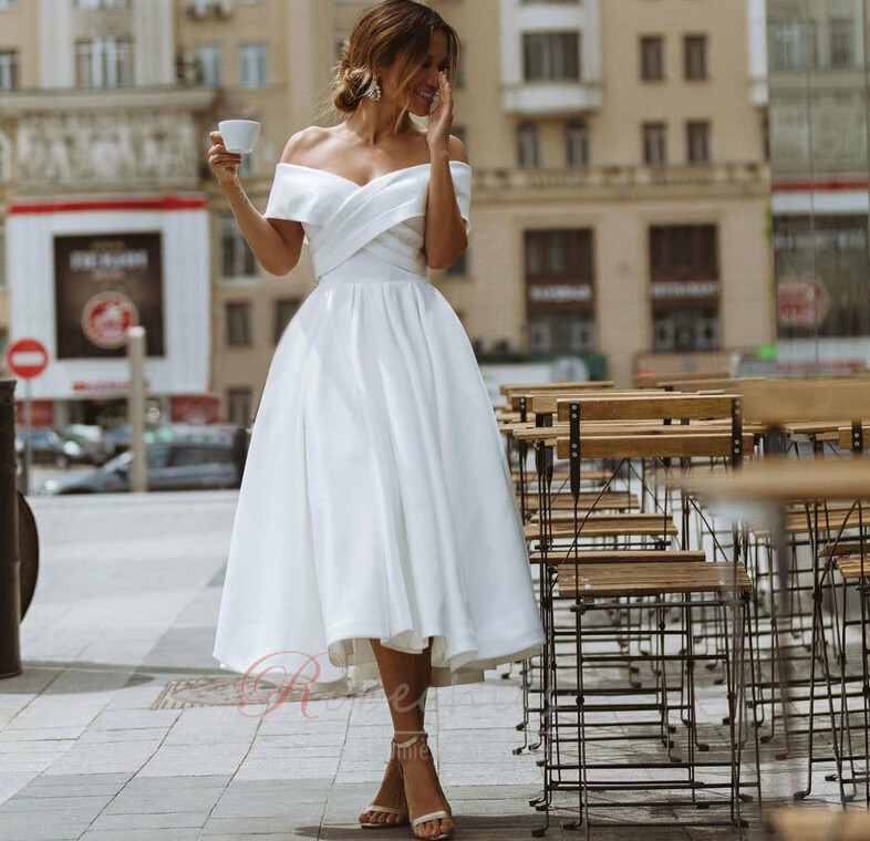 Robe de mariée Médium Lacet Au Drapée Rivage Sans Manches Sommaire ...